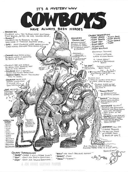 Cowboy Poster – Jim Snook Studio