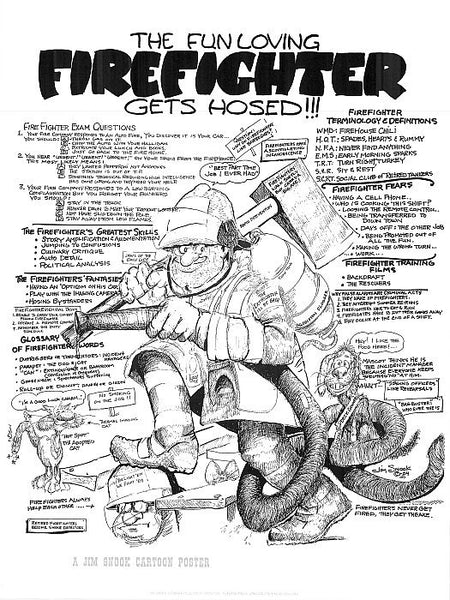 Firefighter Poster – Jim Snook Studio
