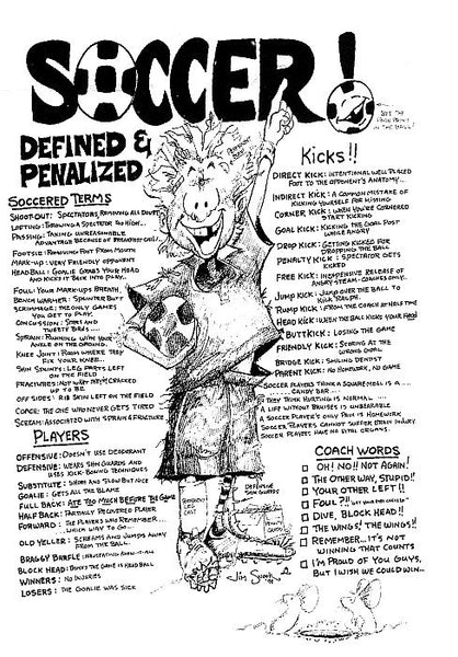 Soccer Poster – Jim Snook Studio